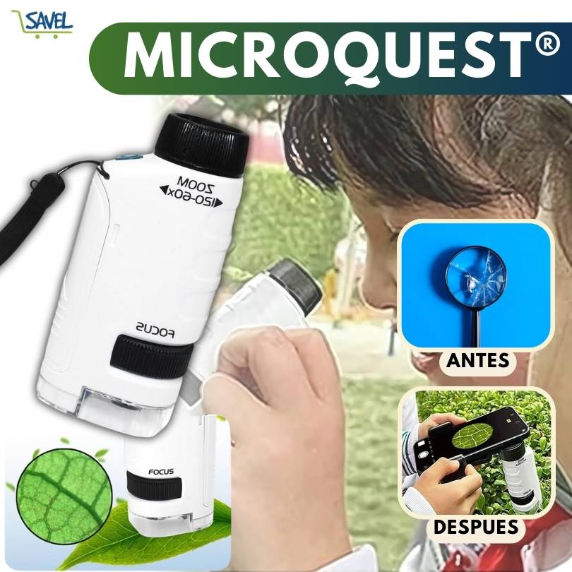 Micro Quest®: Explora el mundo microscópico desde tu bolsillo – Savel